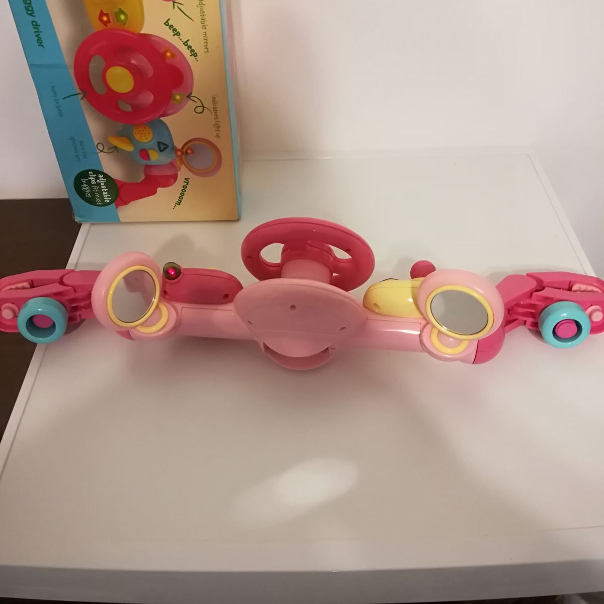 ELC zenélő világító felcsíptethető pink babakormány | Eladó új ...