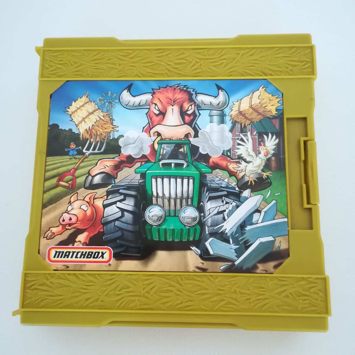 Matchbox kihajtható Dühöngő Bika Farm szett | Eladó minőségi fiús ...